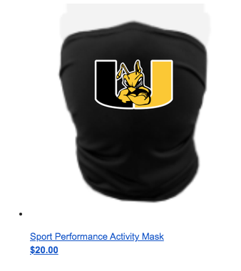 Upperman High School Logo Face Masks Order Now! | Upper Cumberland Reporter