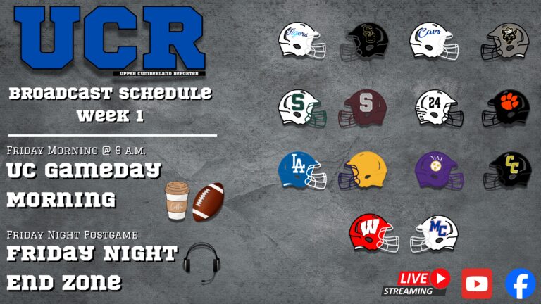 UCR High School Football Broadcast Schedule: Week 1 | Upper Cumberland ...